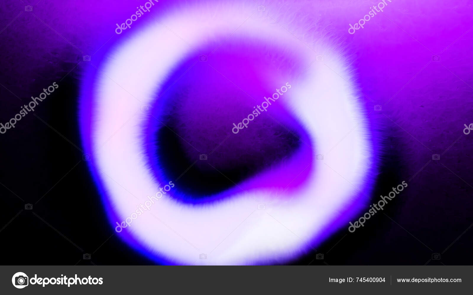 Dark Background Laser Ring Motion Green Purple Lines Laser Beams ...
