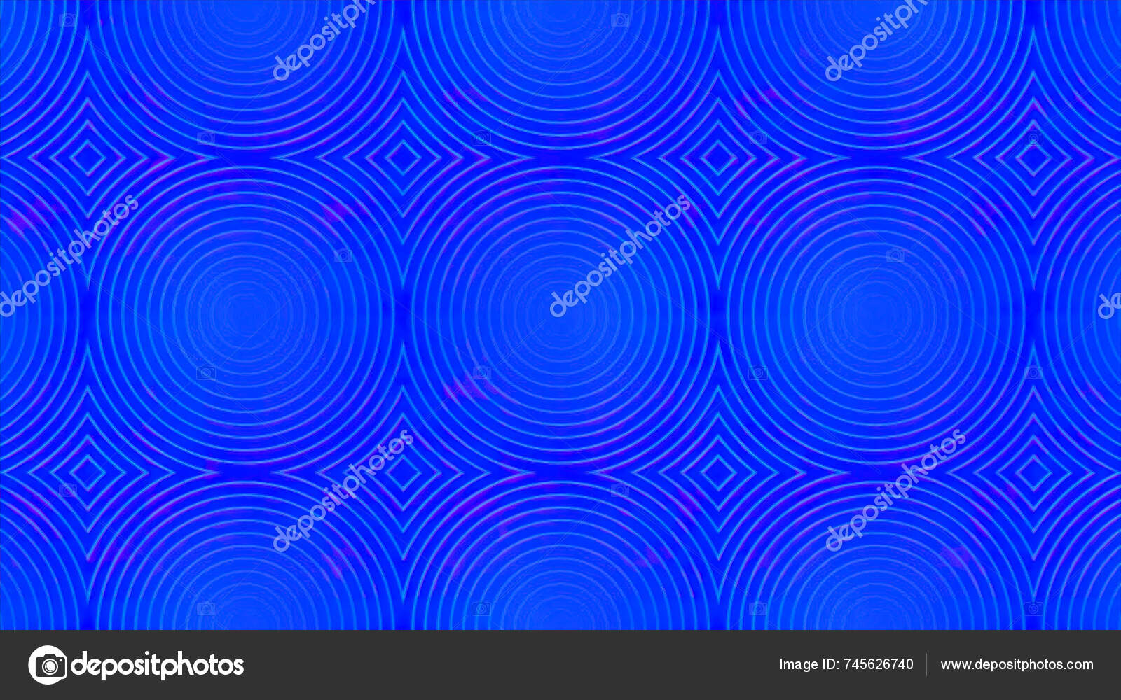 Hypnotic Pattern Background Vibrating Circles Motion Psychedelic ...