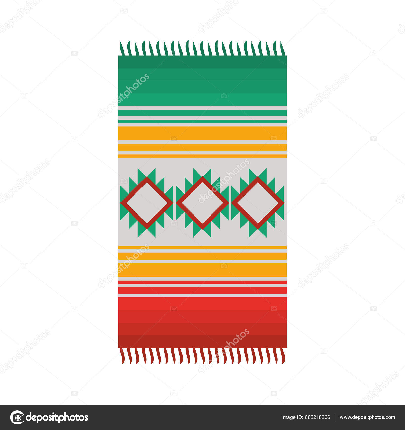 Sarape Mexicano Clipart