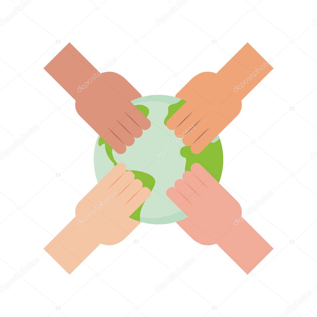 Derechos Humanos Ilustración Vector Aislado Vector de stock por ...