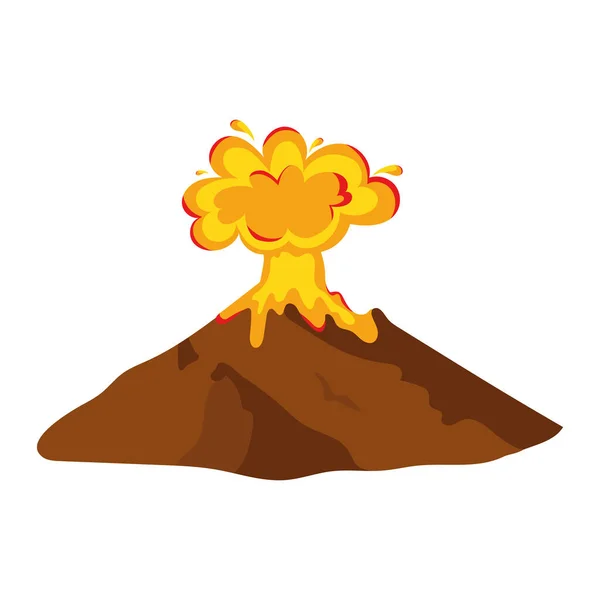 Volcano Illustration Magma Vector Isolated Stock Vector by ©stockgiu ...