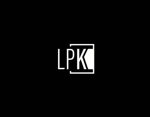Pdk Logo Graphics Design Modern Sleek Vector Art Icons Isolated Stock ...