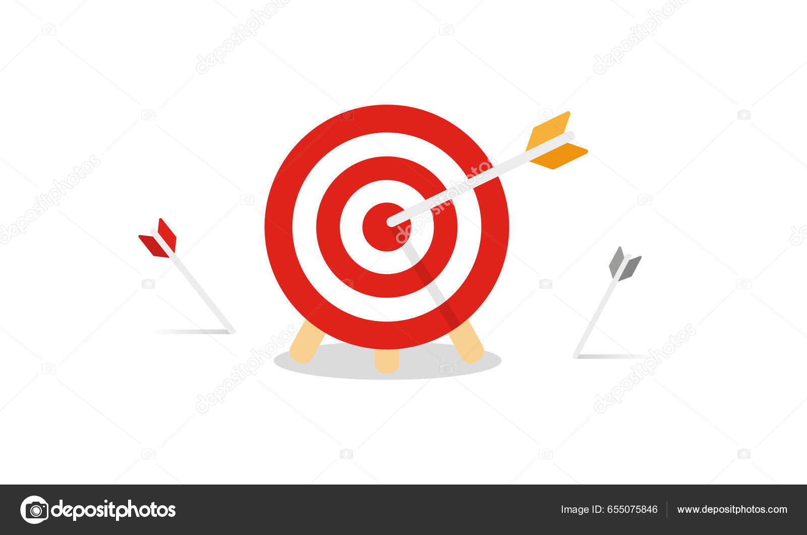 Many Arrows Missed Hitting Target Mark Shot Miss Multiple Failed Stock ... Many Arrows Missed Hitting Target Mark Shot Miss Multiple Failed Stock ...