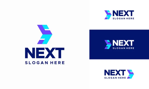 Modern Next Logo Designs Concept Vector Arrow Logo Designs Concept ...