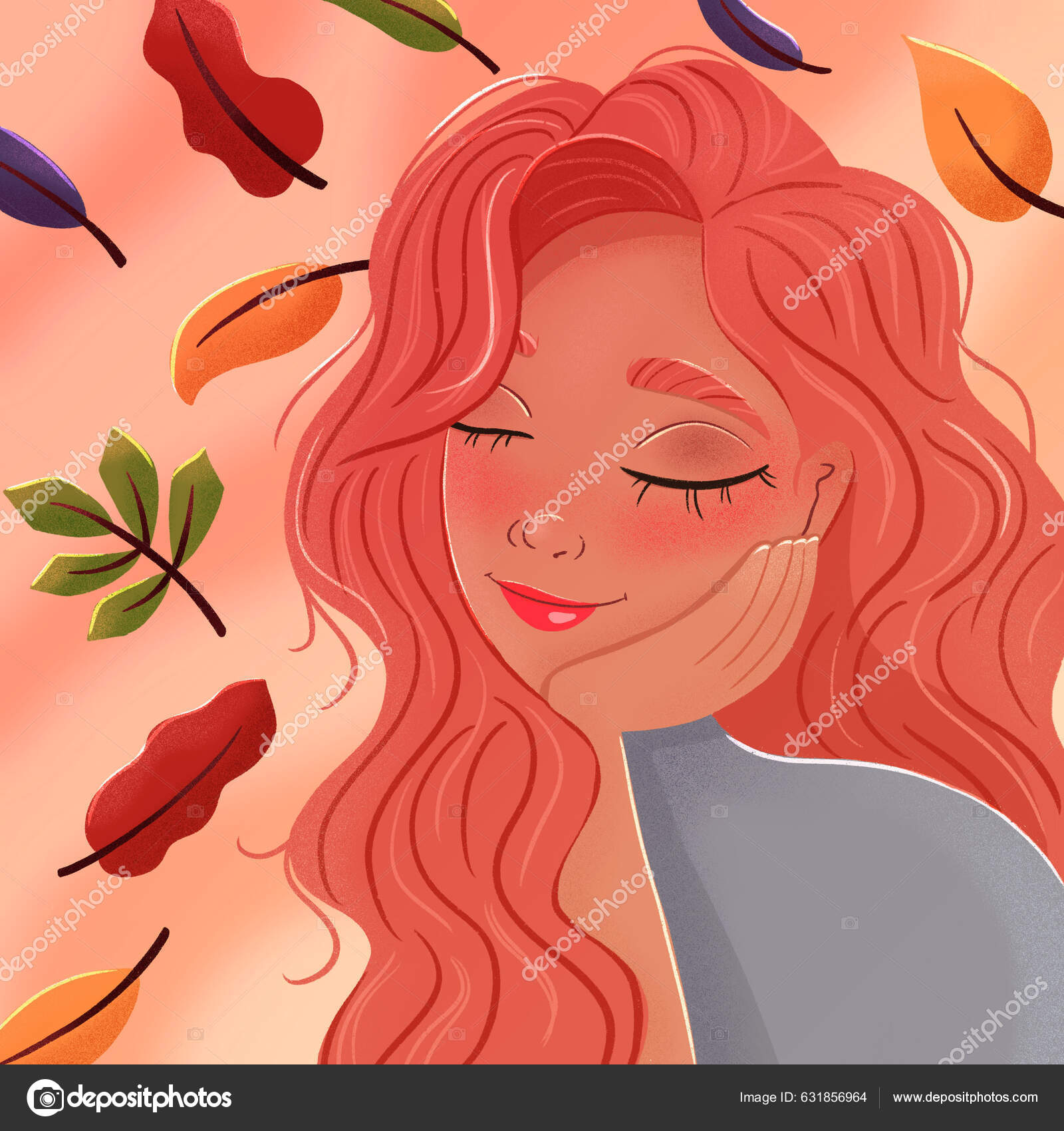 Daydreaming Girl Drawing