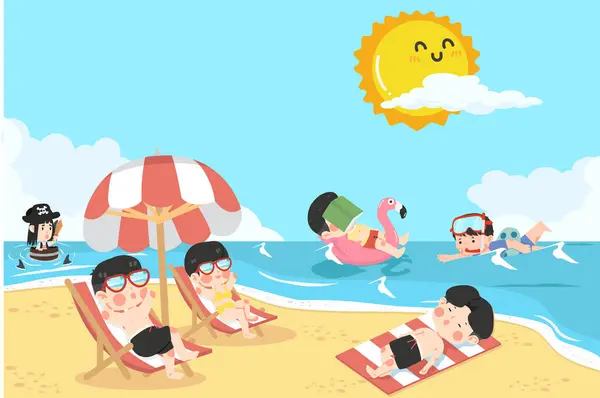 100,000 Summer sun safety Vector Images | Depositphotos
