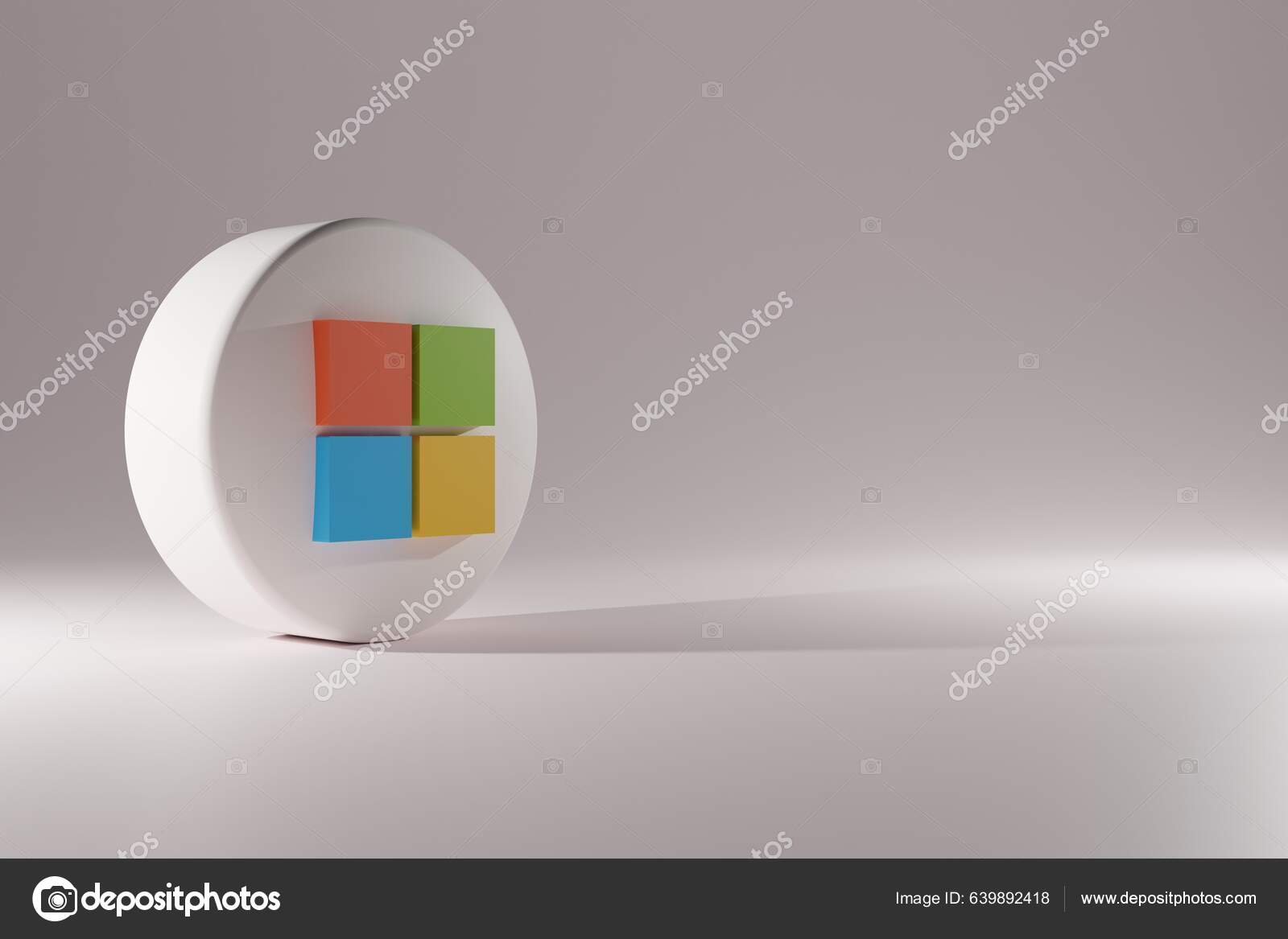 Microsoft Windows Icon Isolated Illustration Microsoft Rendering Close ...