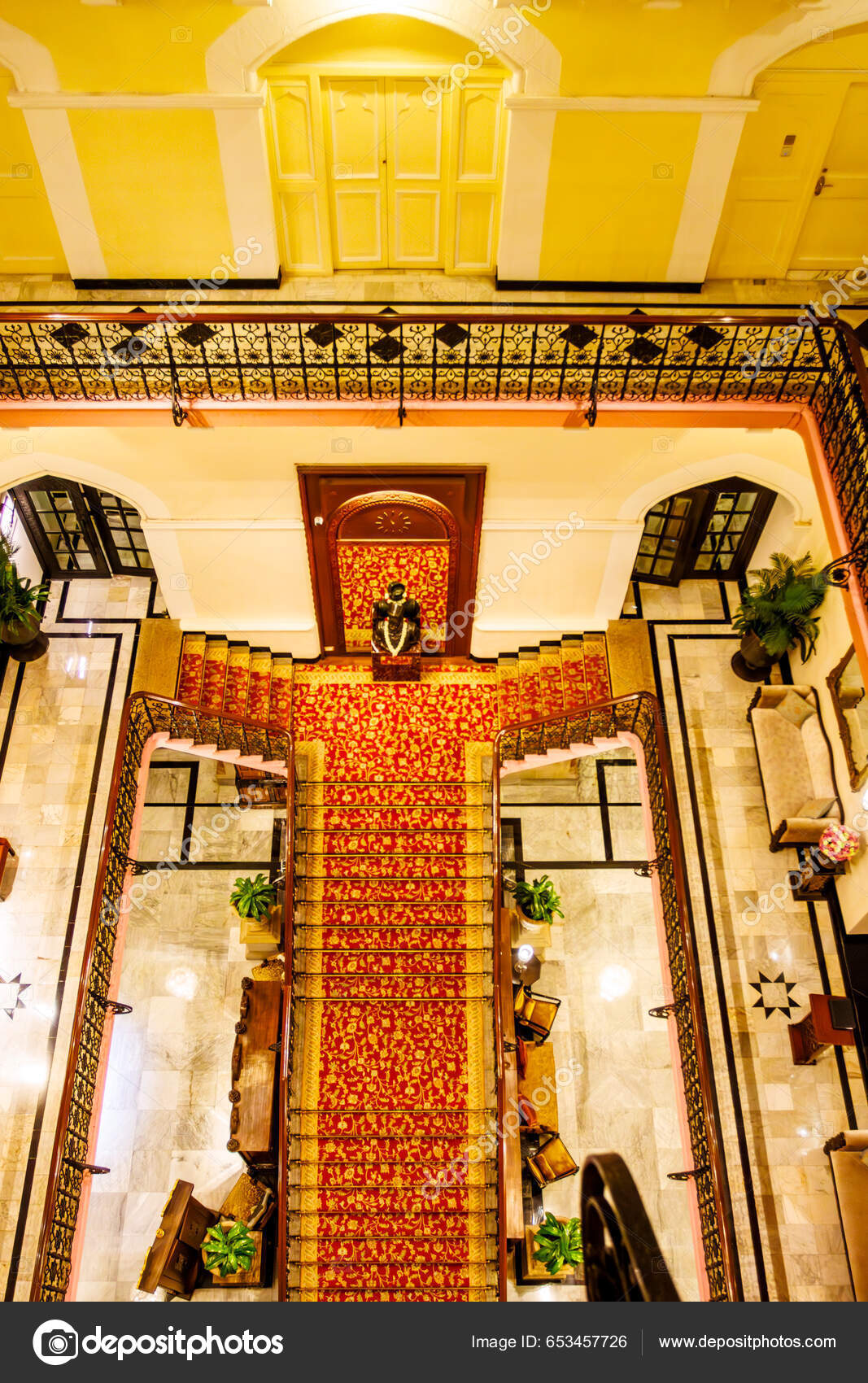 Rich Decorated Main Hall Taj Mahal Palace Mumbai Maharashtra India ...