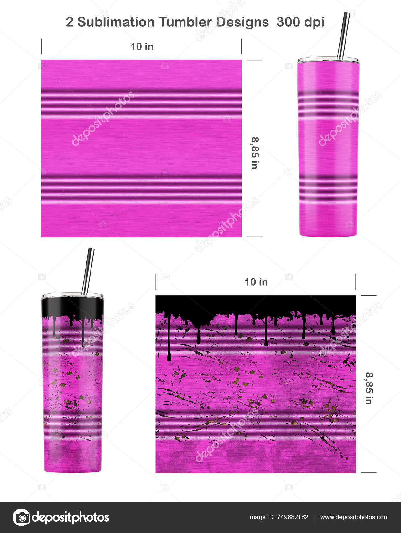 Set Oil Drum Patterns Clean Dirty Style Seamless Sublimation Template ...