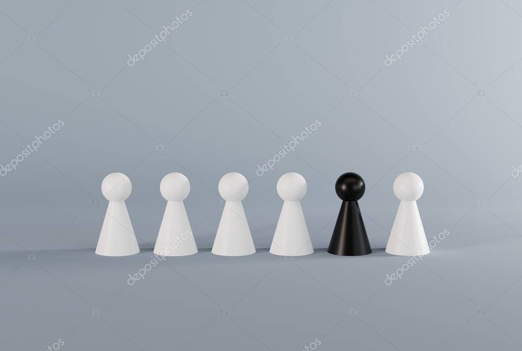 Peones blancos y un peón negro. El concepto de diversidad, racismo y ...