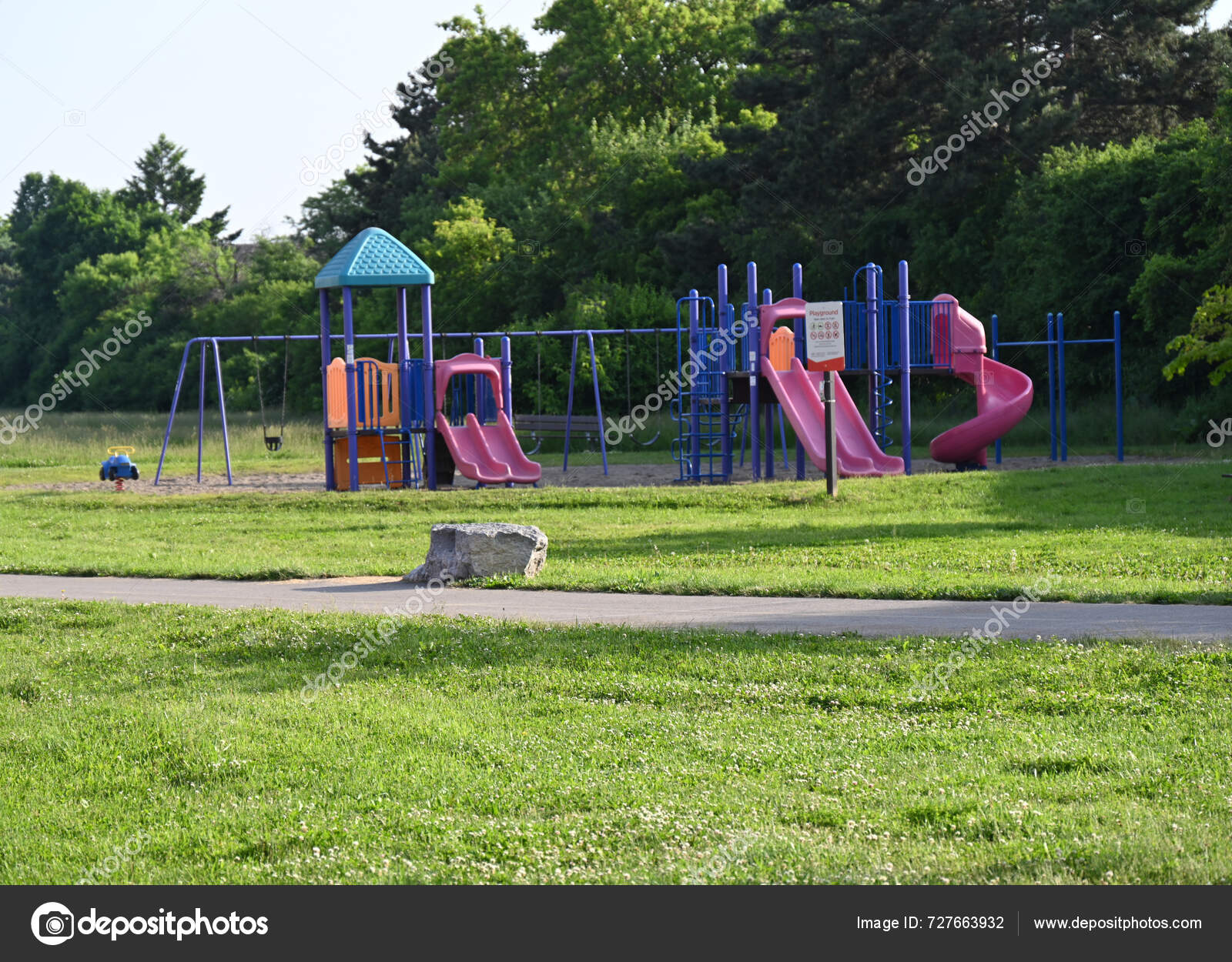 Children's Playground Backdrop Landscape — Stock Photo © GalinkaLB ...