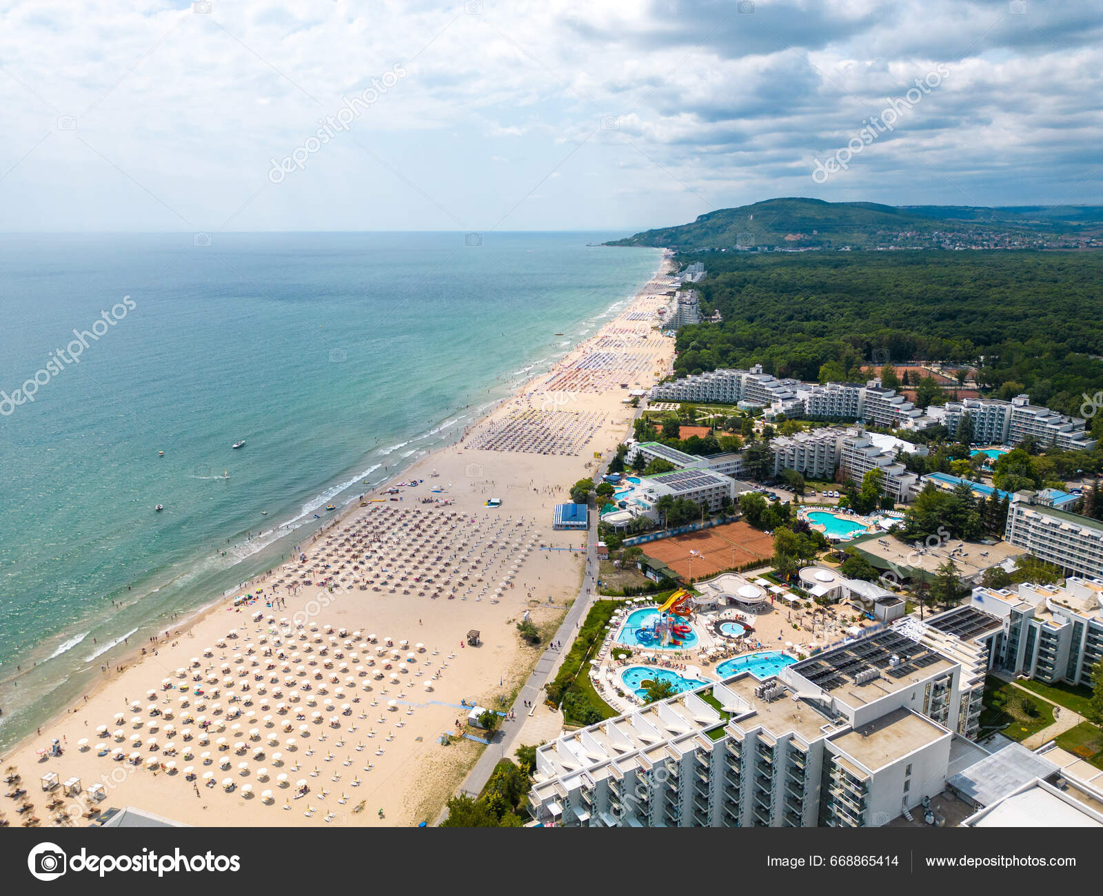 Resort Landscape Top View
