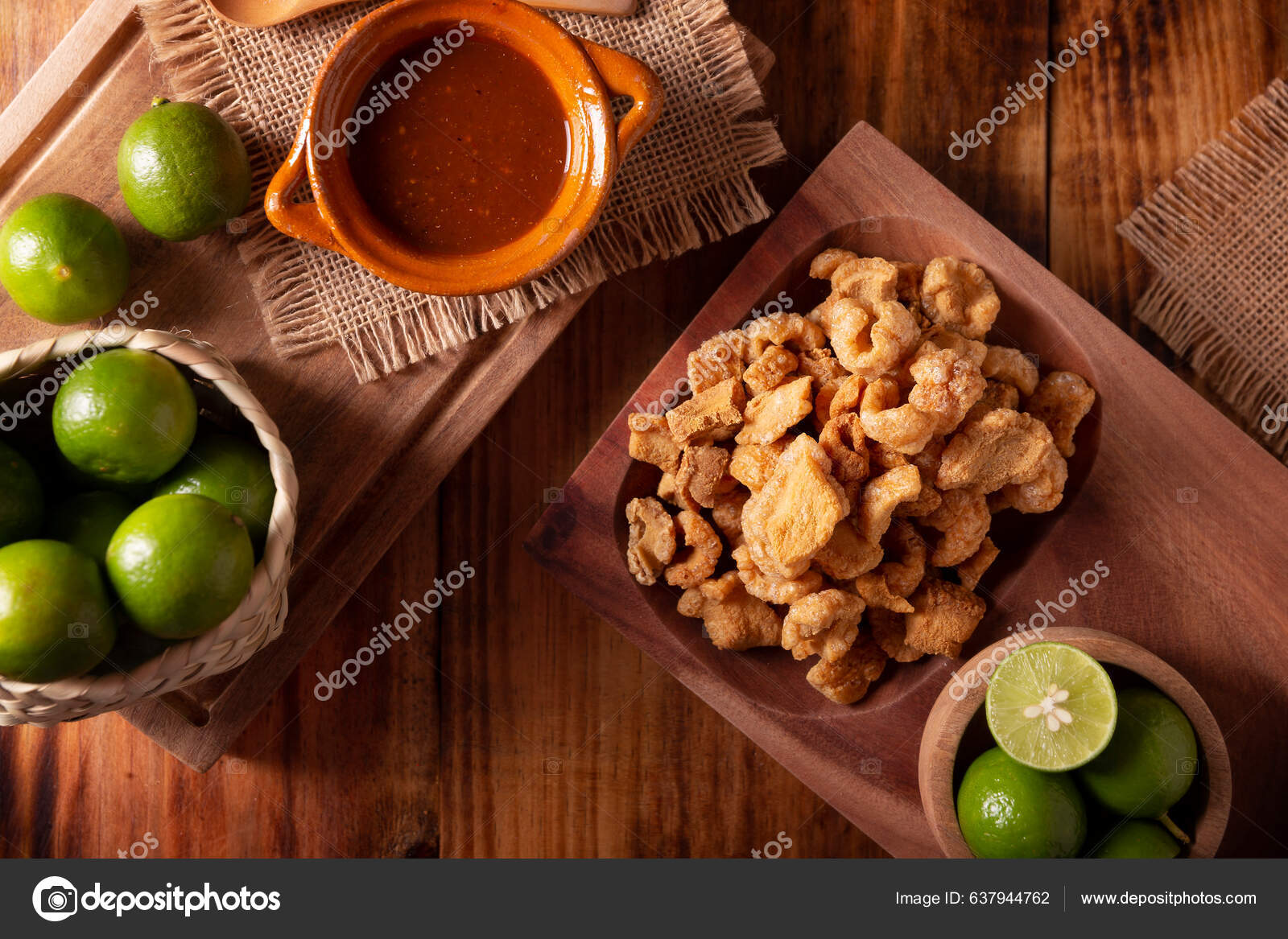 Chicharrones Cortezas Cerdo Fritas Trozos Piel Cerdo Crujiente ...