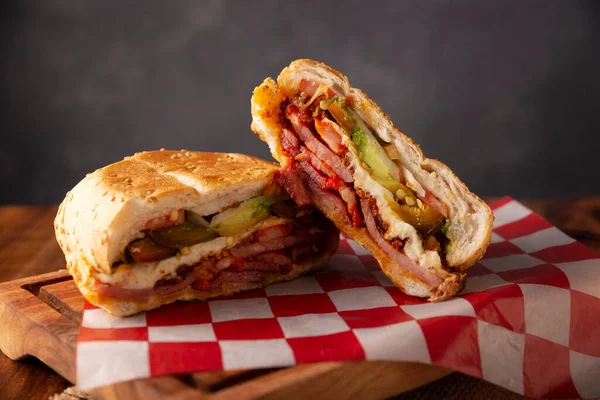 Mexican Ham Sandwich Mexico Called Torta Jamon Most Popular Mexican ...