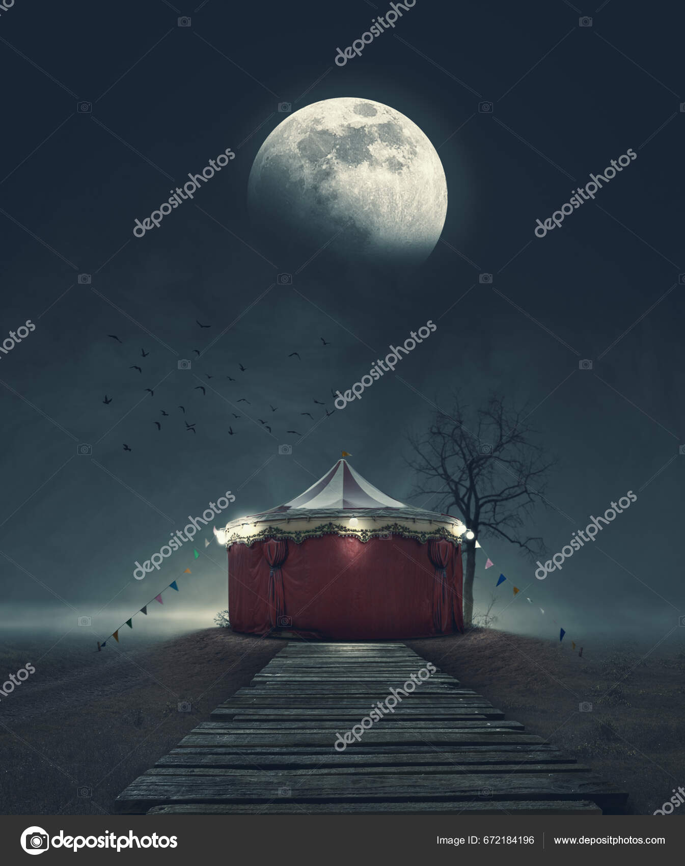 Dark Carnival Tent