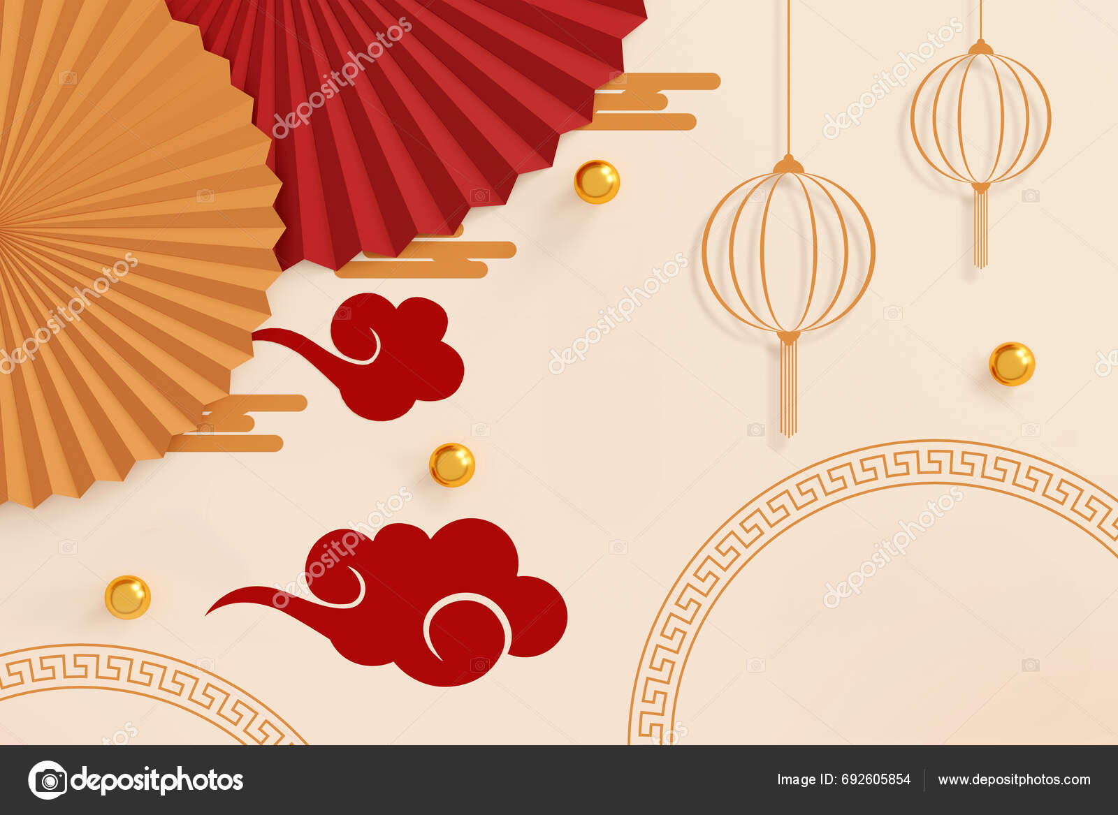 Embrace Prosperity 2024 Elevate Designs Year Dragon's Red Gold Charm Stock Photo by ...