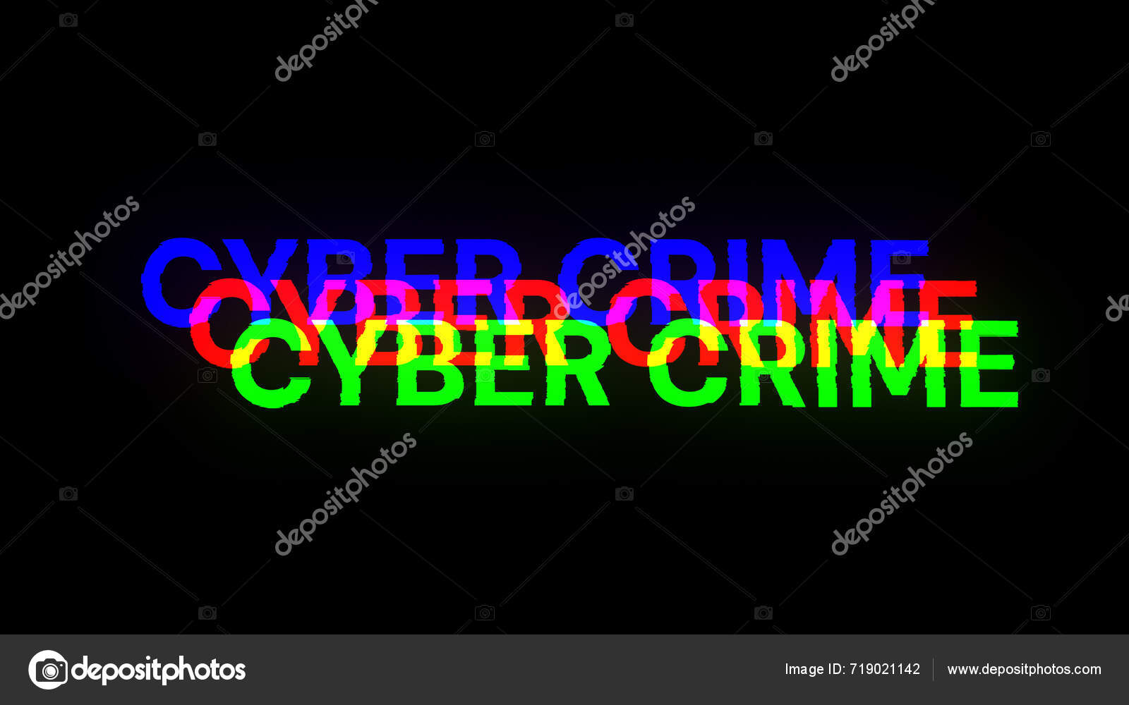 Render Kejahatan Cyber Teks Dengan Efek Layar Dari Kegagalan Teknologi ...