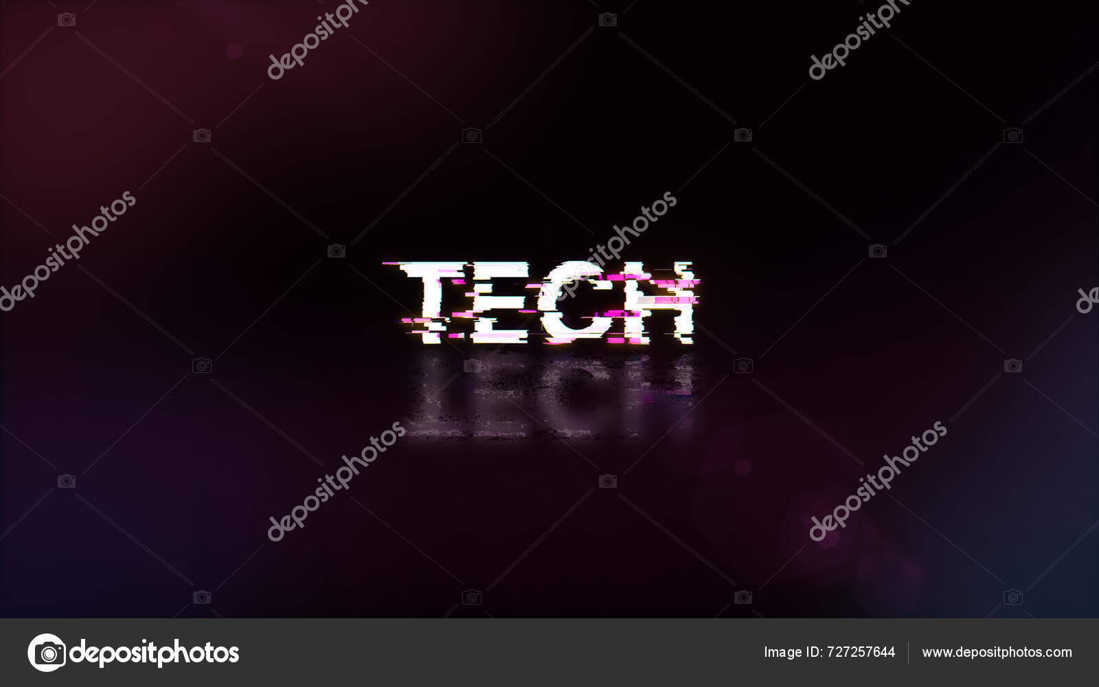 Rendering Tech Text Screen Effects Technological Failures Spectacular ...