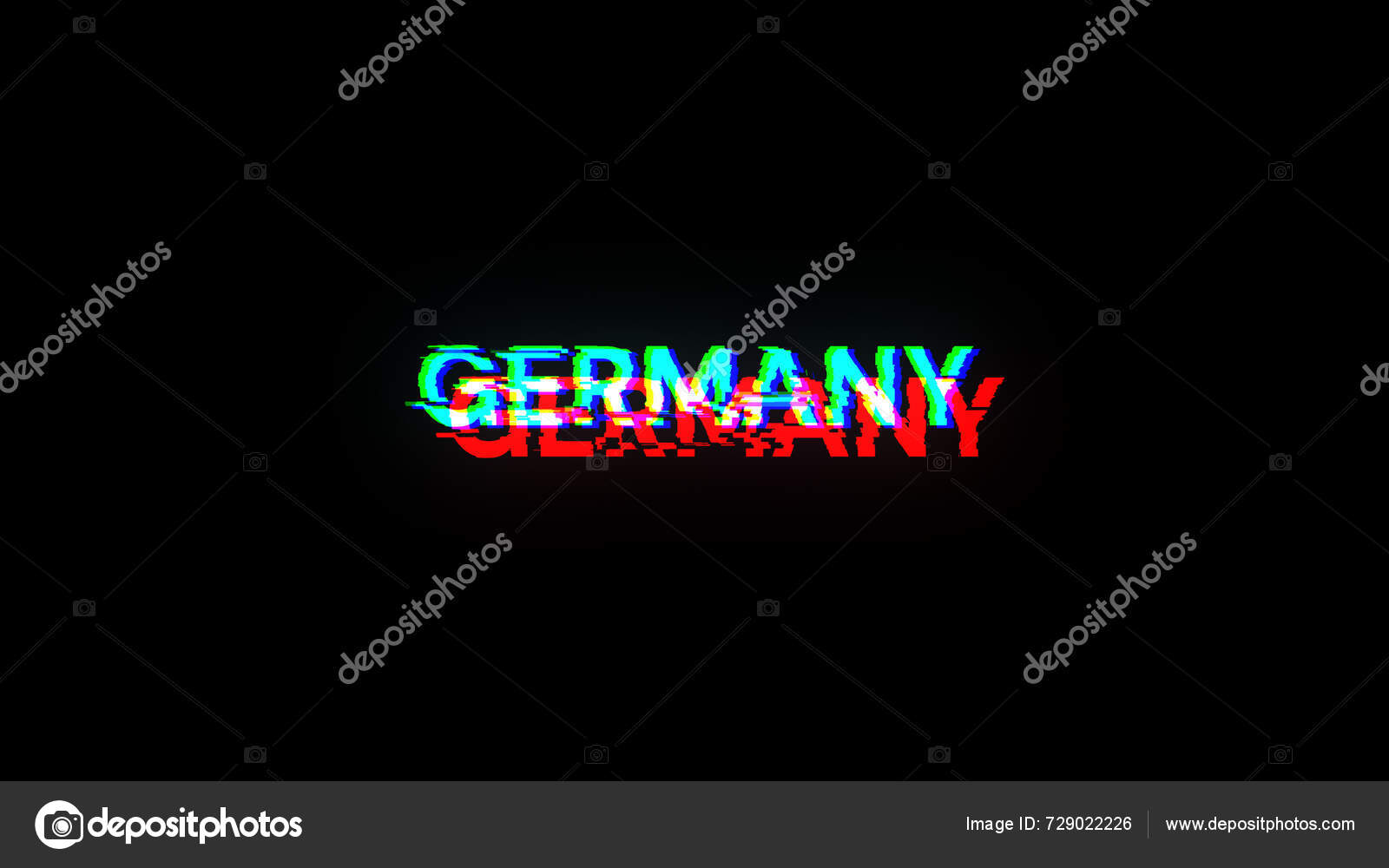 Rendering Germany Text Screen Effects Technological Failures ...