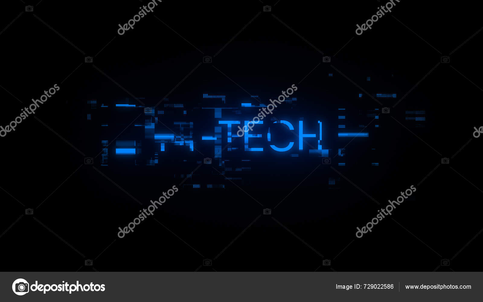 Rendering Tech Text Screen Effects Technological Failures Spectacular ...