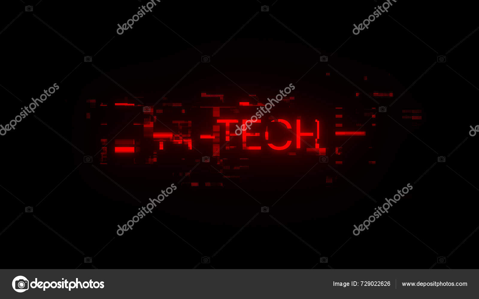 Rendering Tech Text Screen Effects Technological Failures Spectacular ...