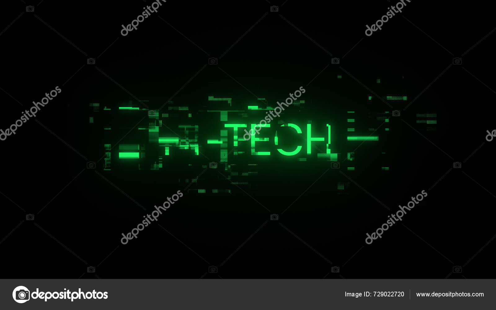 Rendering Tech Text Screen Effects Technological Failures Spectacular ...
