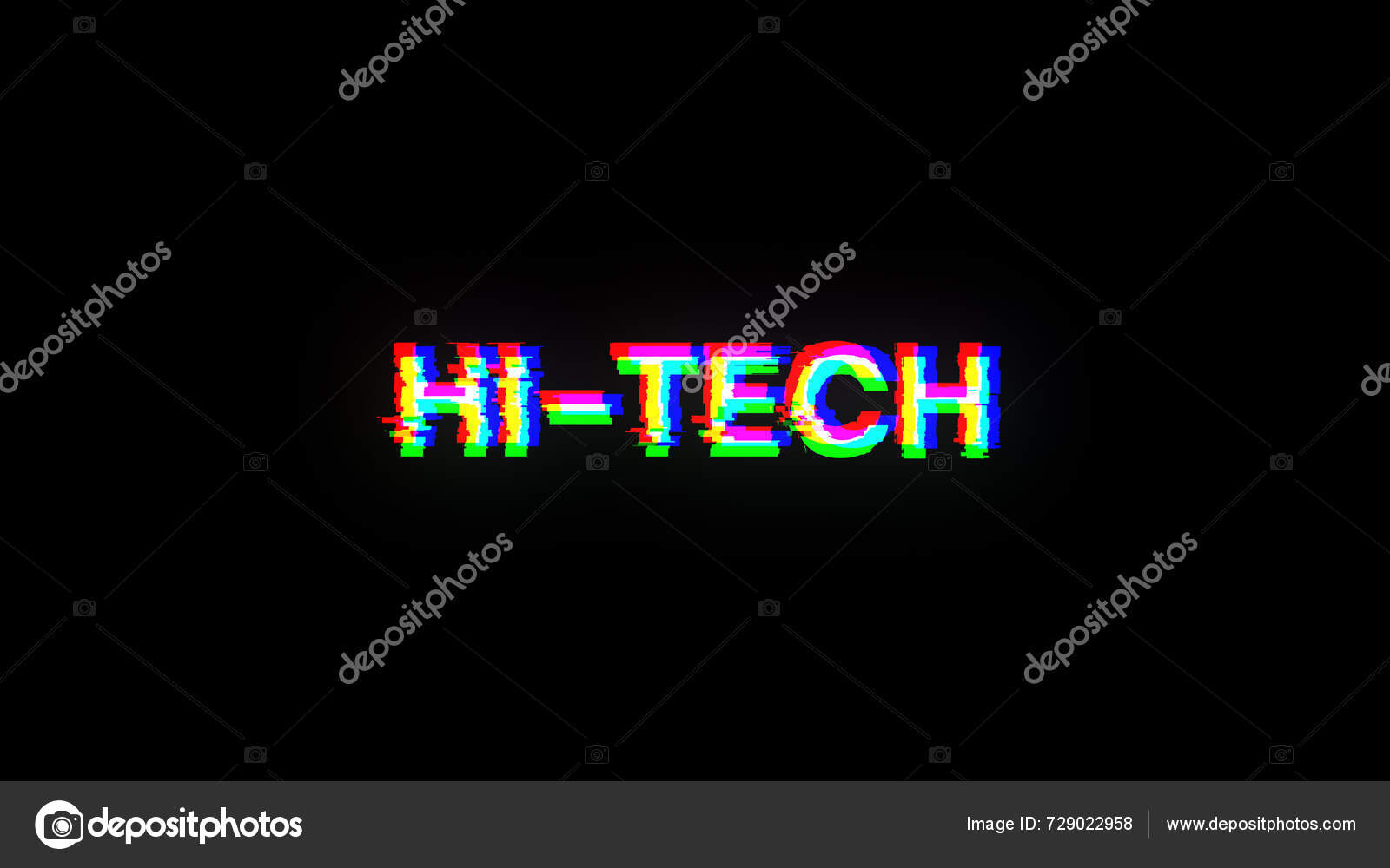 Rendering Tech Text Screen Effects Technological Failures Spectacular ...