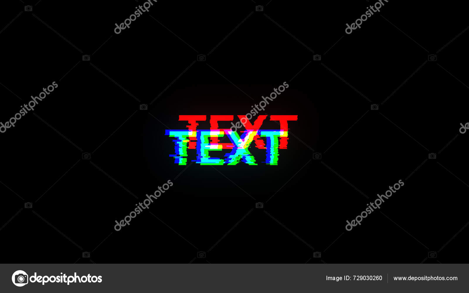 Rendering Text Screen Effects Technological Failures Spectacular Screen ...