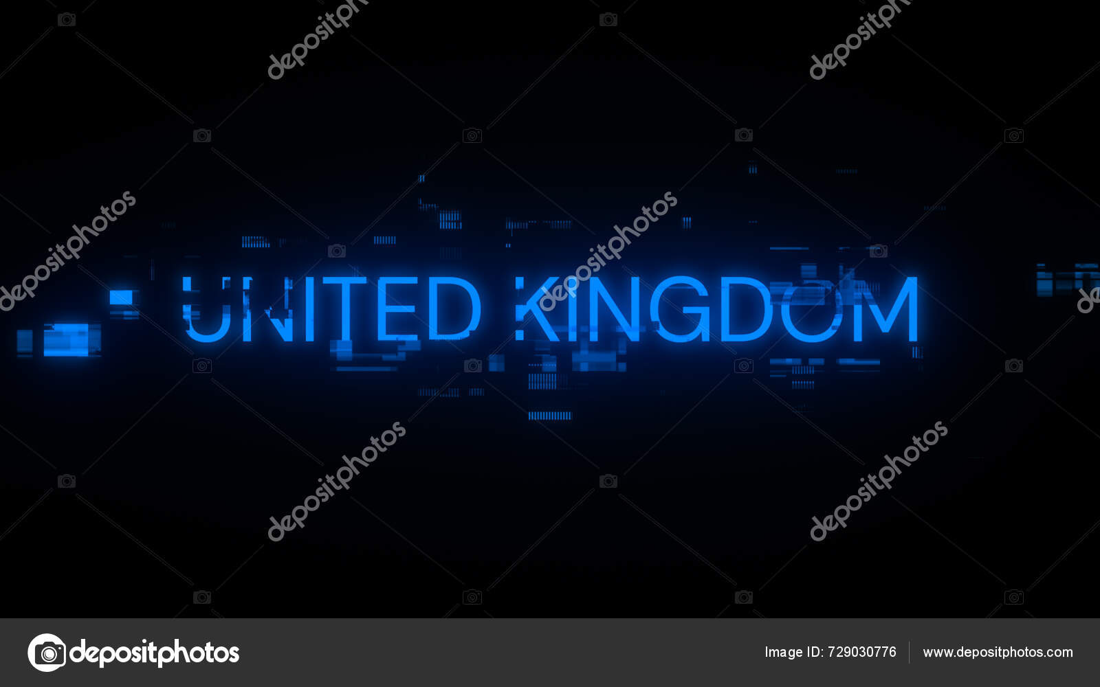 Rendering United Kingdom Text Screen Effects Technological Failures ...