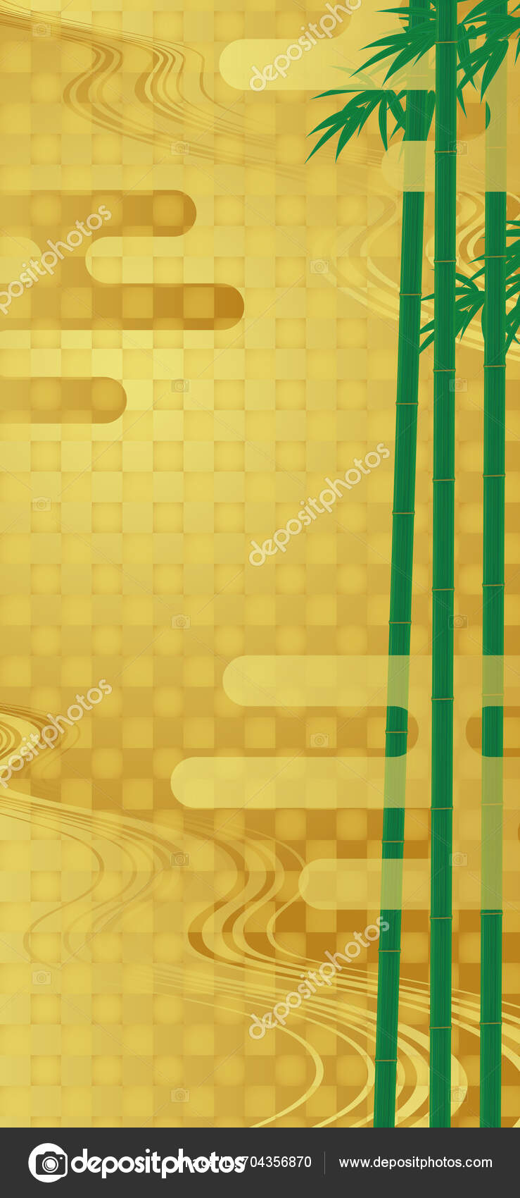 Japanese Style Background Smartphone Vertical Vector Illustration ...