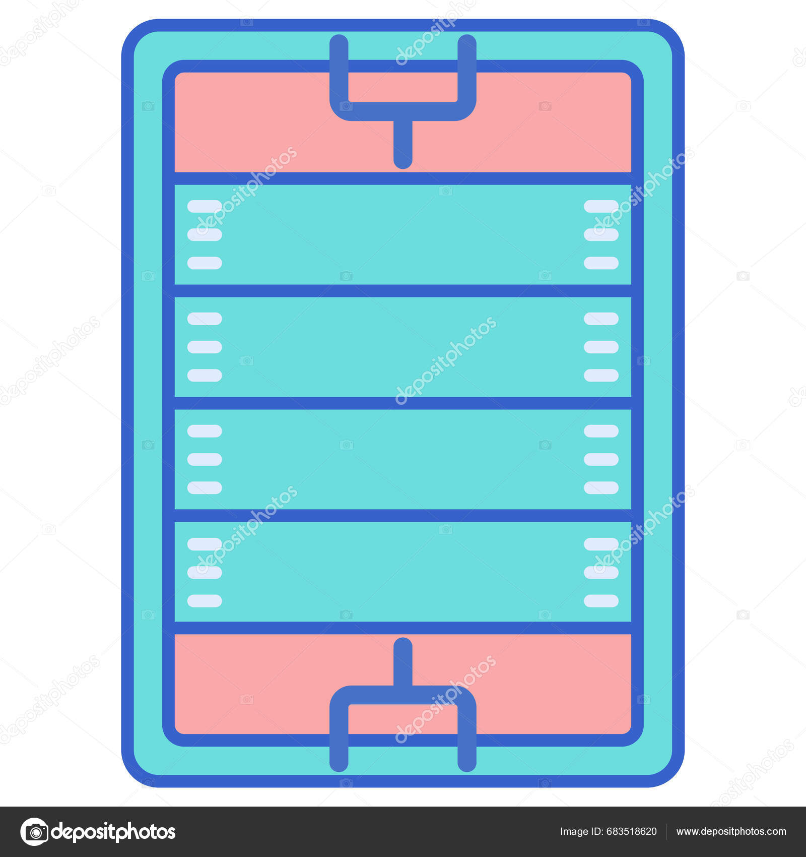 End Zone Vector Icon Web Design Isolated White Background Stock Vector ...