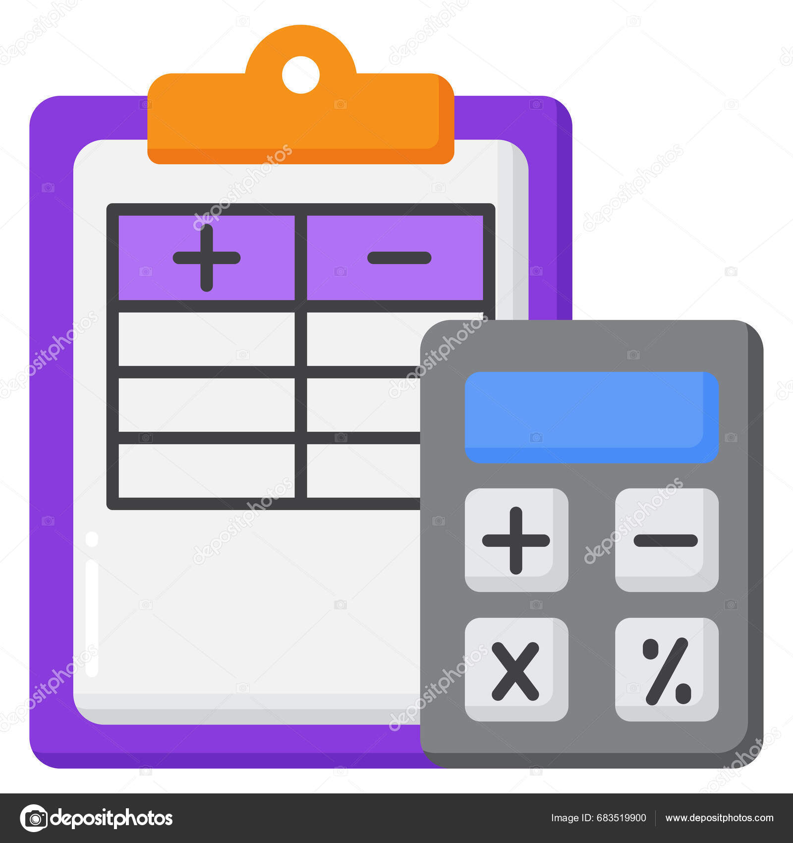 Double Entry Bookkeeping Icon White Background Stock Vector by ...