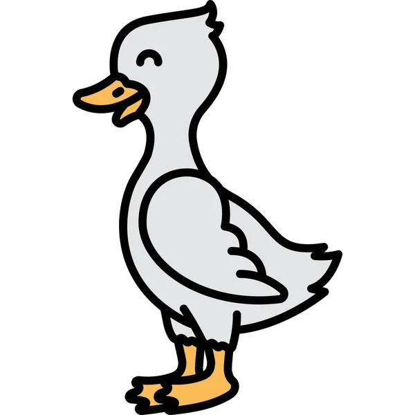 Pato de ganso imágenes de stock de arte vectorial | Depositphotos
