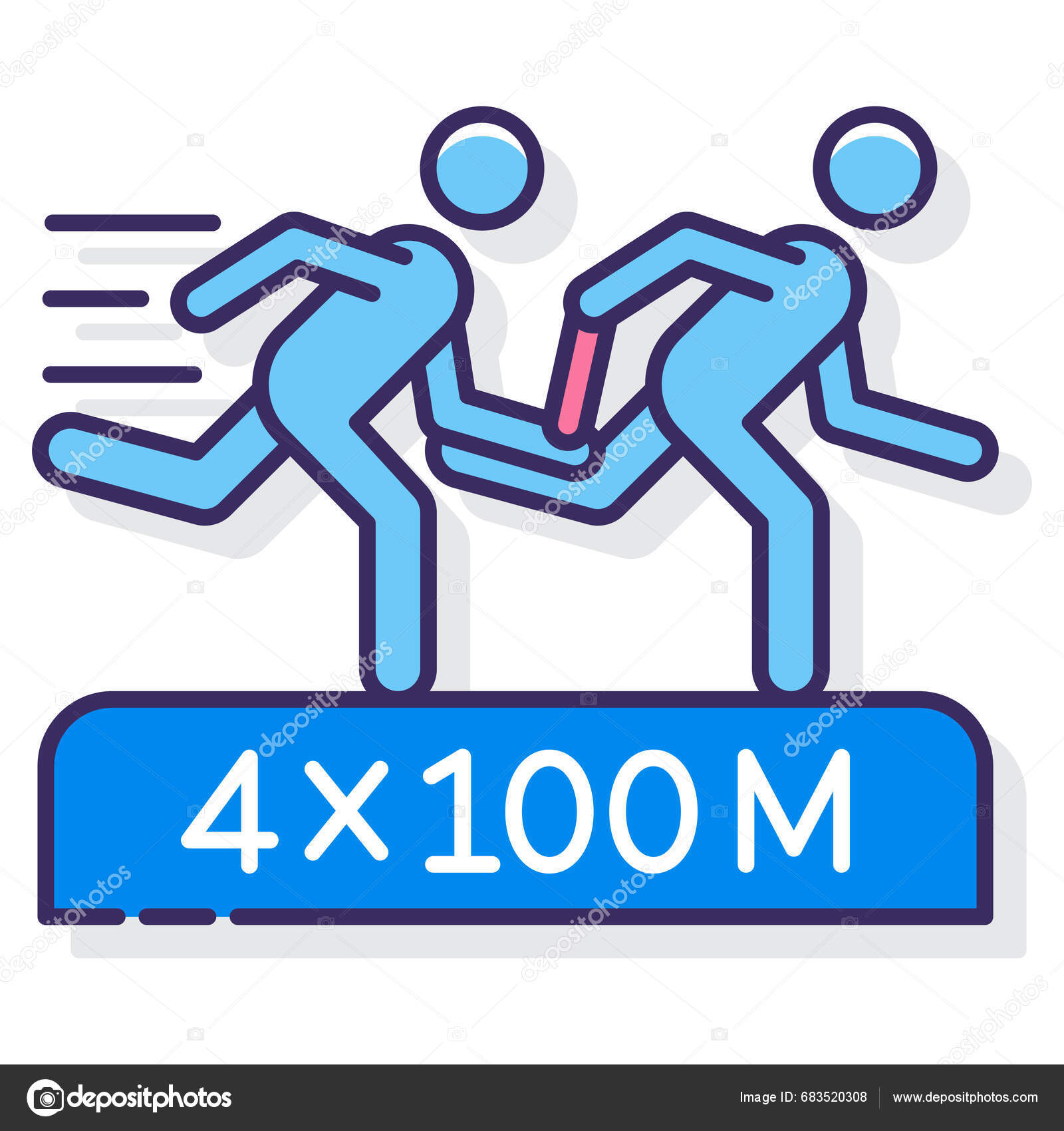 Marathon Icon White Background Stock Vector by ©a1ndrew1 683520308