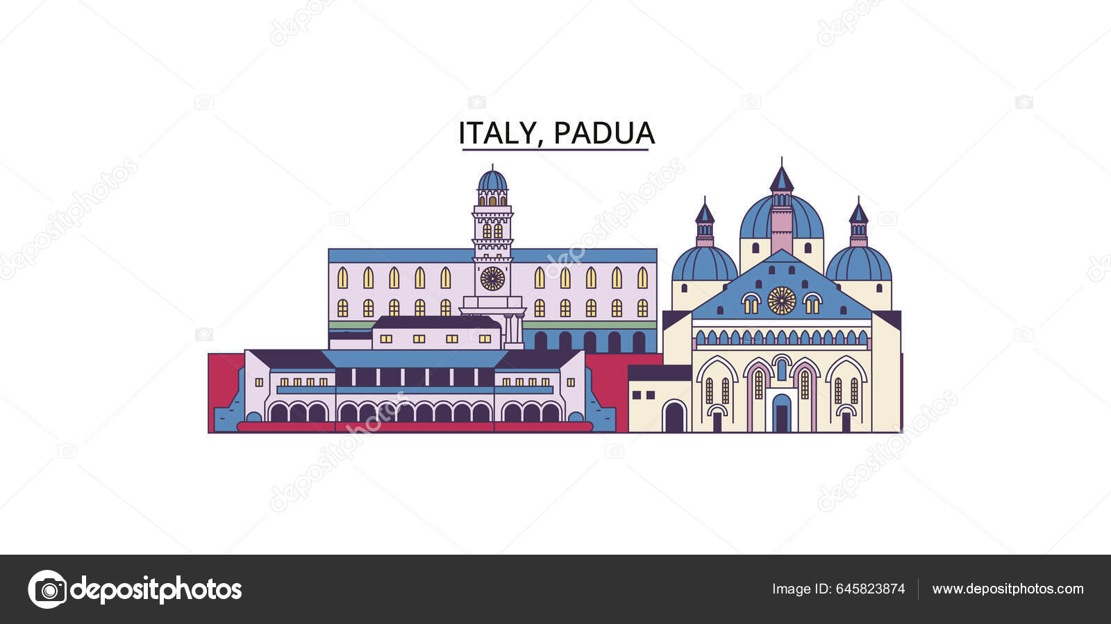 Italia Padova Foto Immagini Turismo Urbano Vettoriale - Vettoriale ...