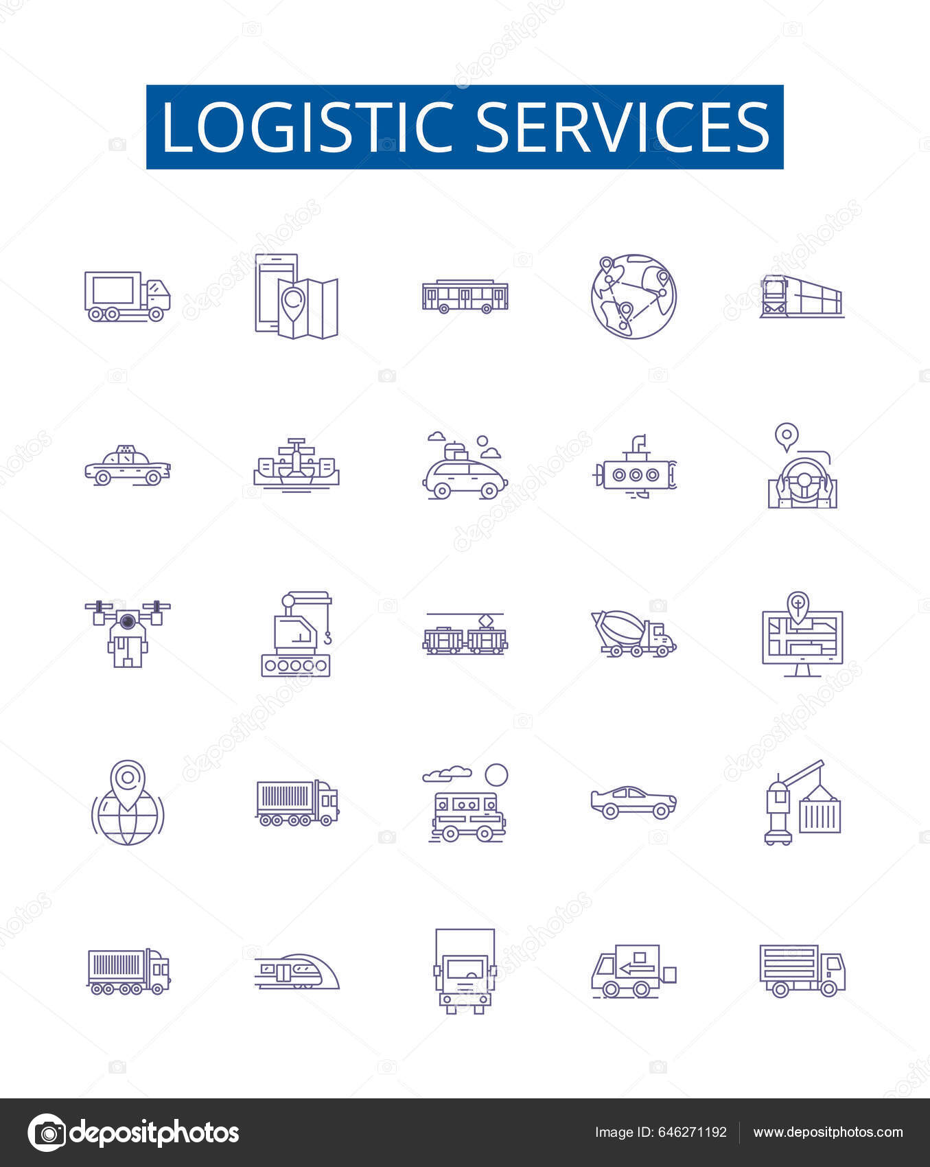 Logistics Services Icons