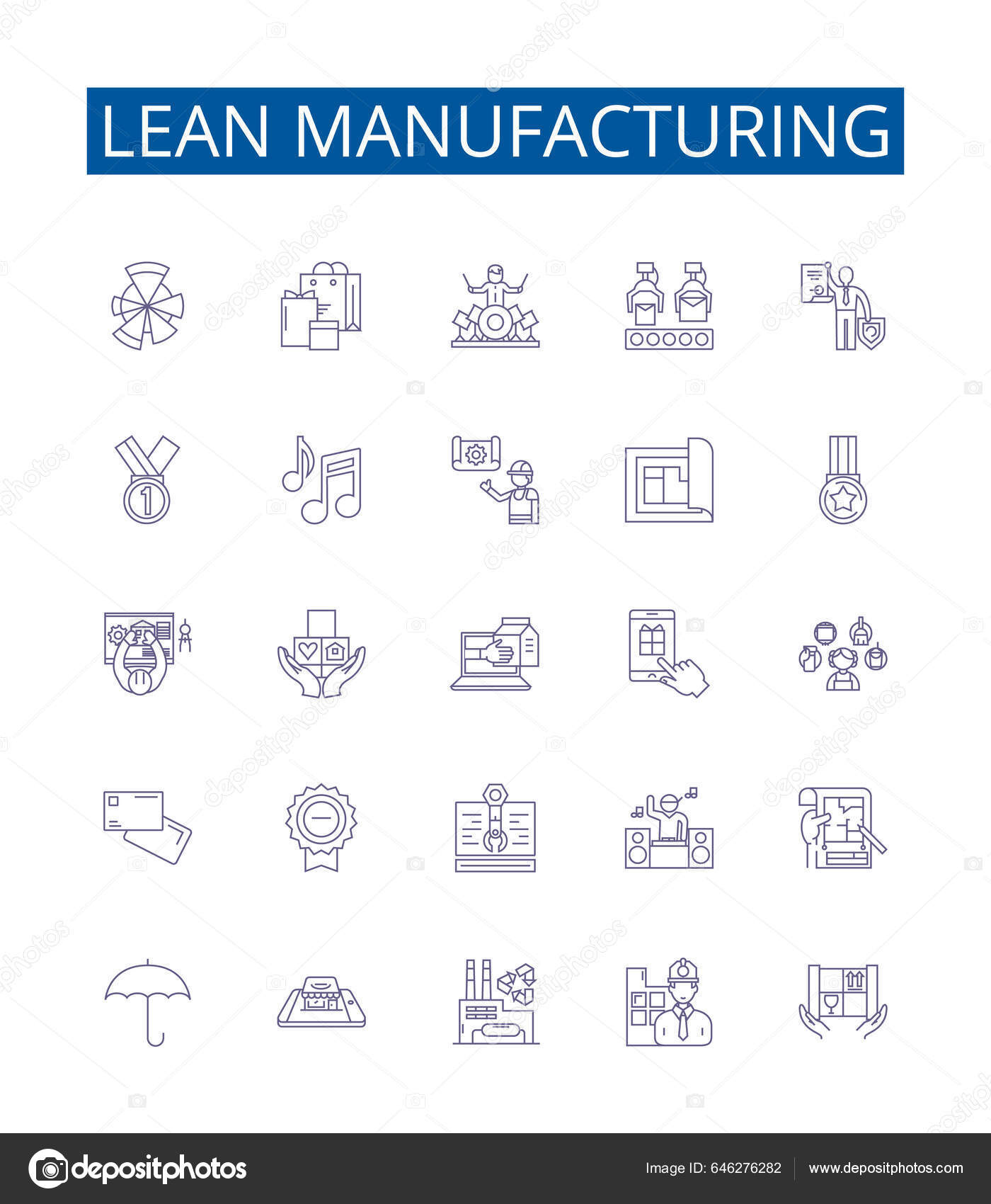 Lean Manufacturing Symbols VSM Icons | Isoconsultantpune.com