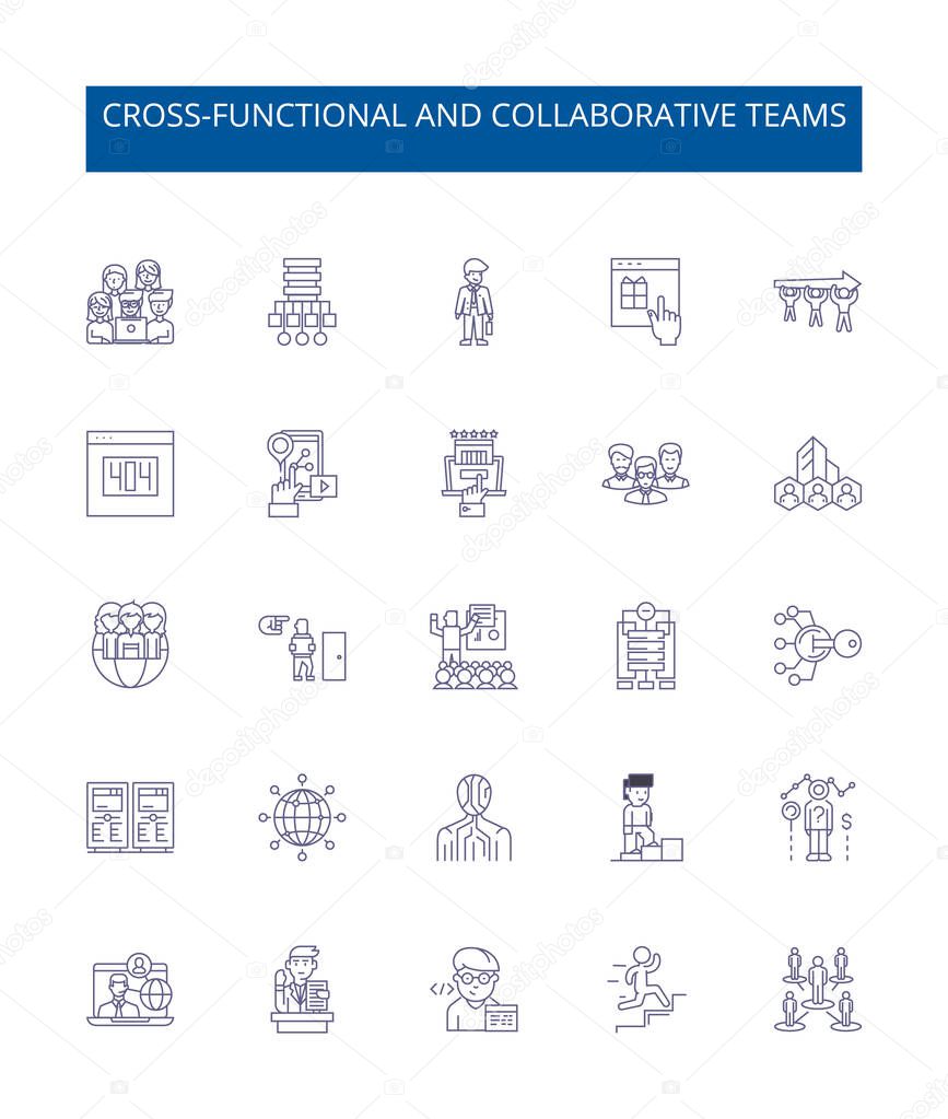 Los Equipos Interfuncionales Colaborativos Alinean Los Iconos Con Los ...