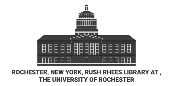 Estados Unidos, Rochester, Nueva York, Rush Rhees Library En, La ...