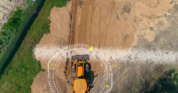 Grader Works Construction Site Concept Smart Grader Smart Construction ...