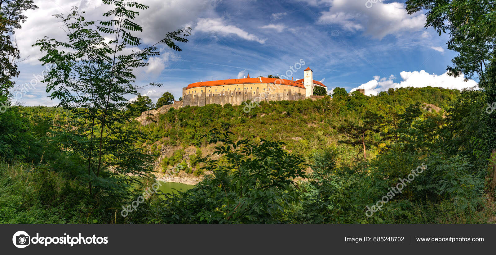 Bitov Czech Republic September 2023 Ggothic Renaissance Castle Bitov ...