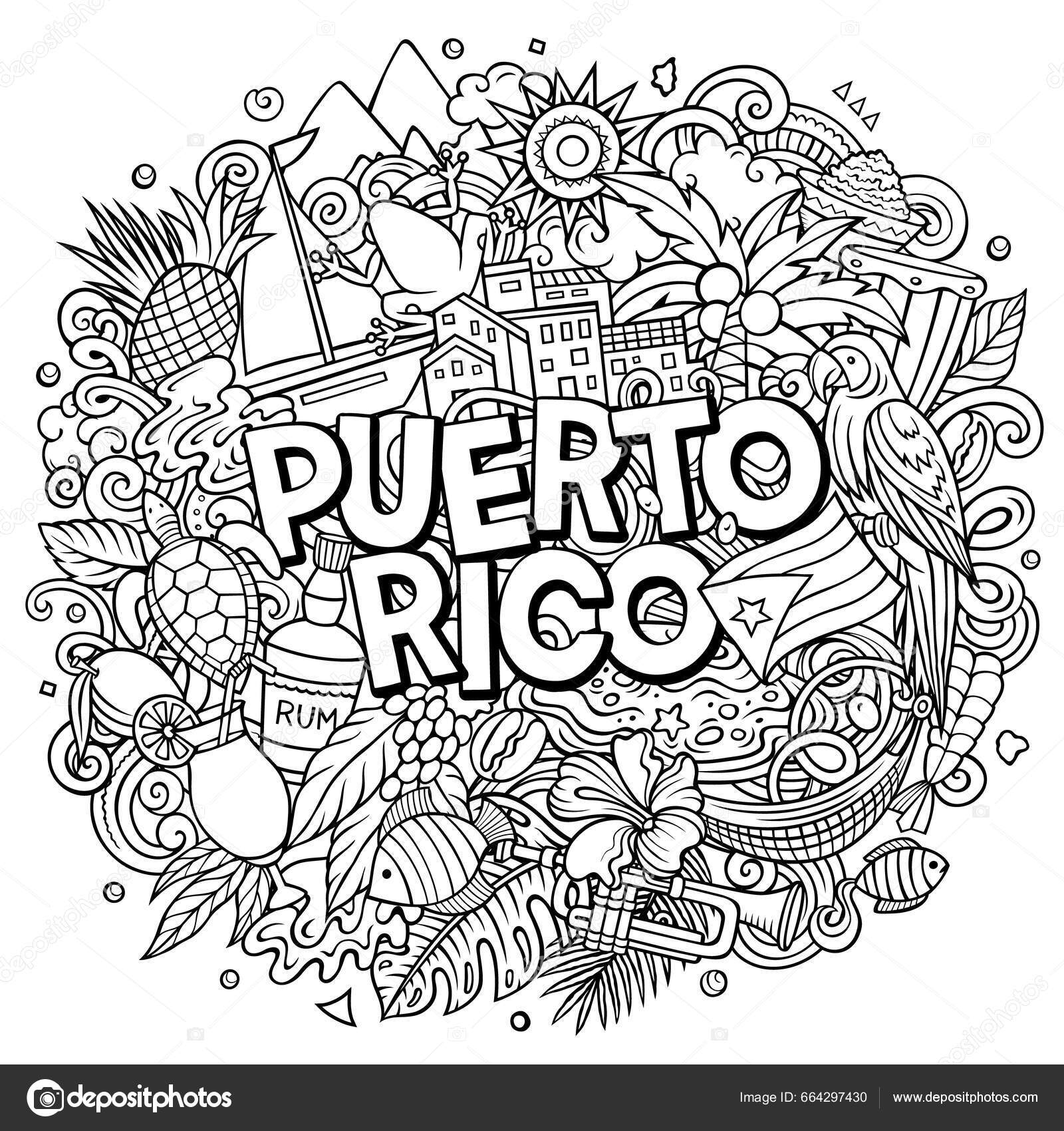 Puerto Rico Historia Para Colorear Imprimibles Para Colorear
