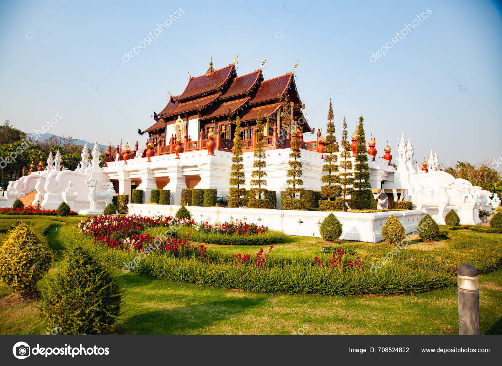 Royal Flora Ratchaphruek Park Chiang Mai Thailand — Stock Photo ...