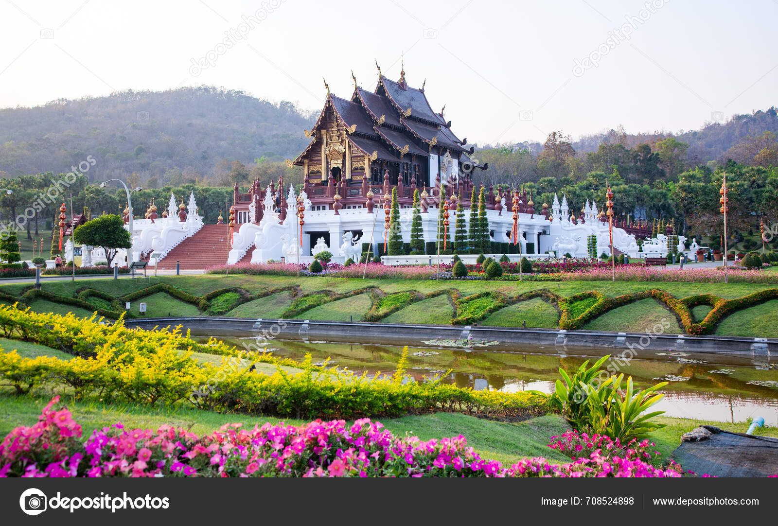 Royal Flora Ratchaphruek Park Chiang Mai Thailand — Stock Photo ...