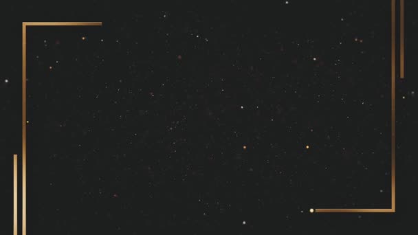 Fondo Marco Lujo Dorado Intro Animación Marco Lujo Dorado Abstracto ...