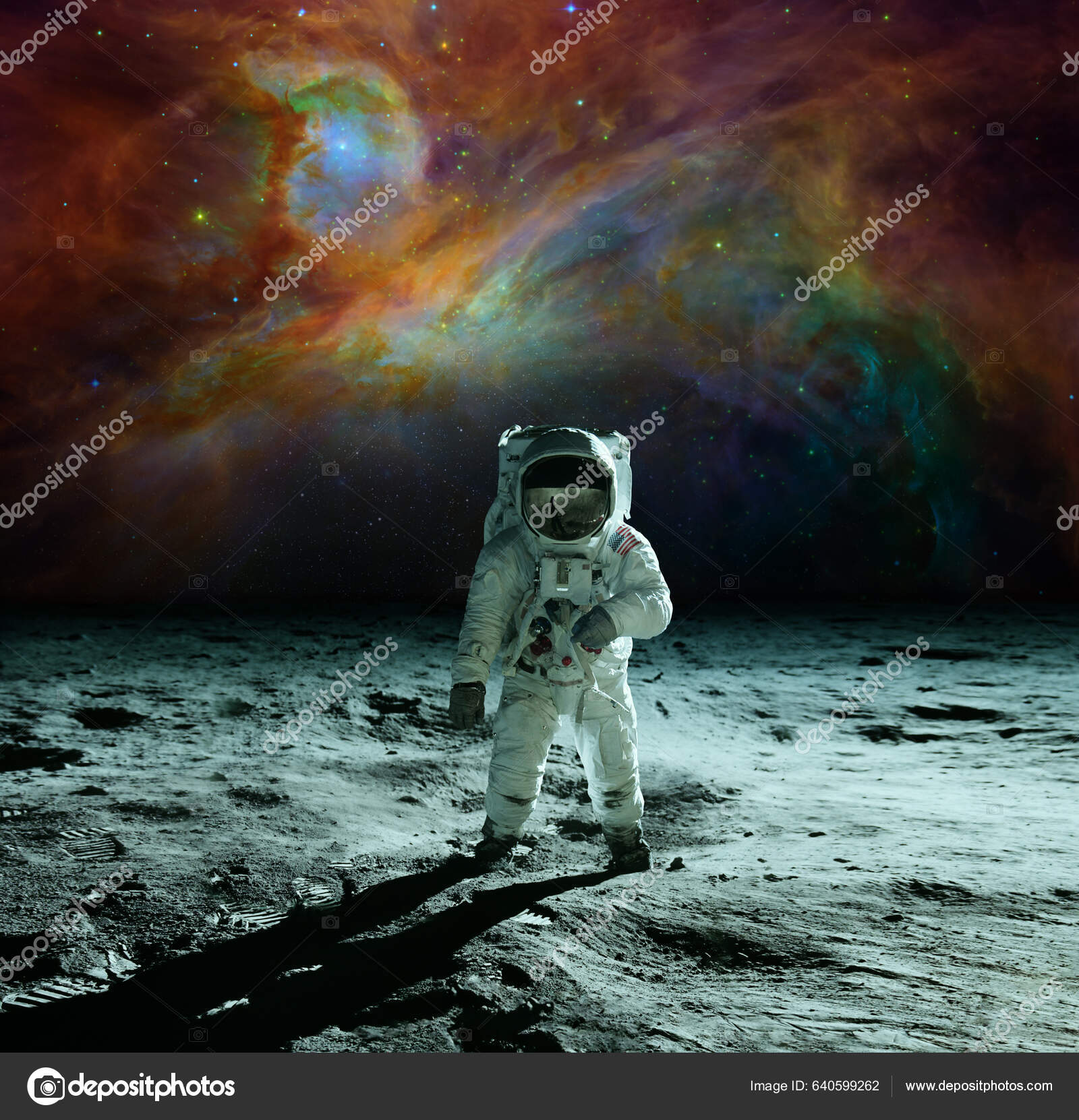 Astronaut Spacewalk Moon National Moon Day Space Exploration Day ...