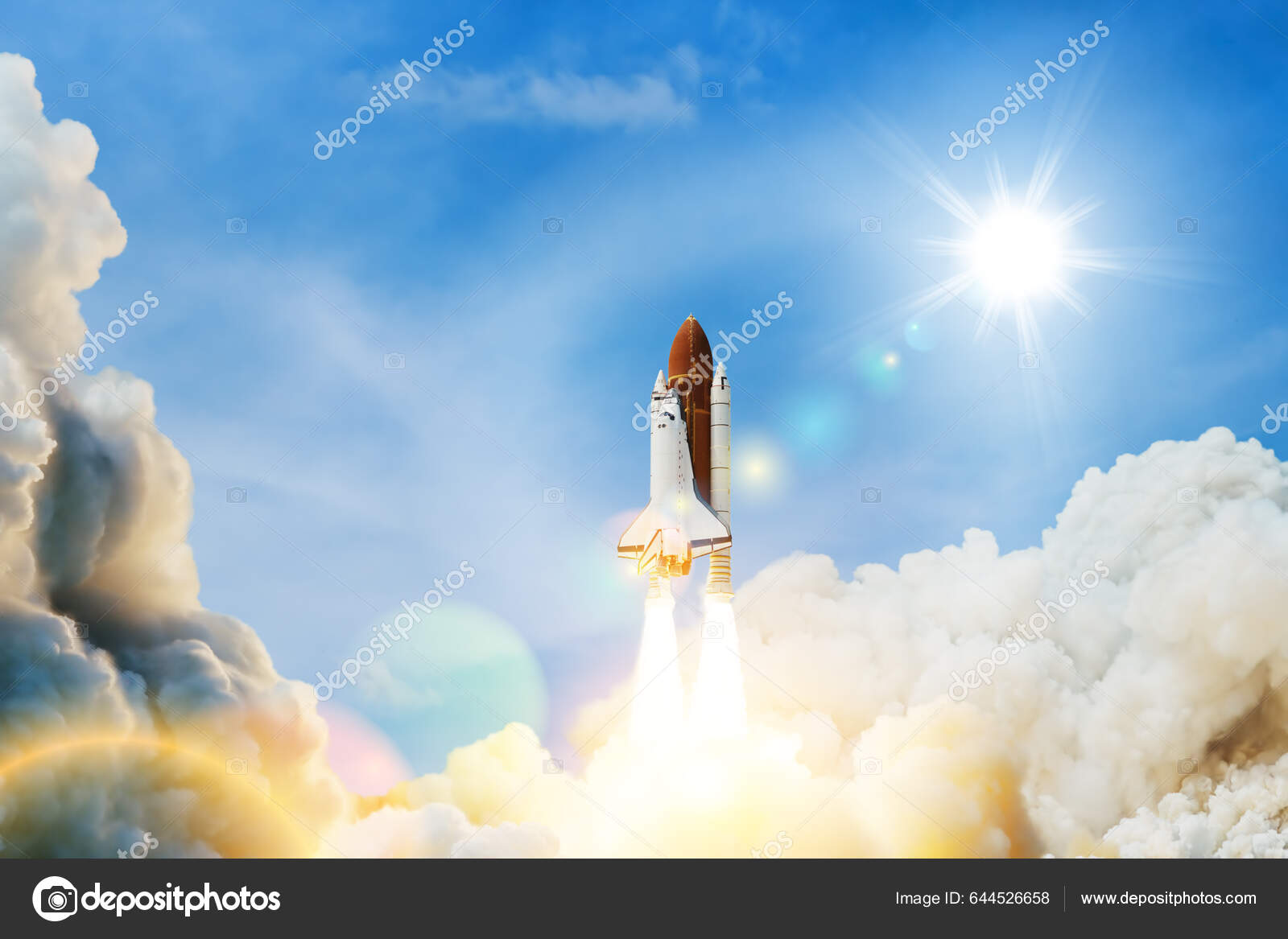 Nasa Space Shuttle Take Off