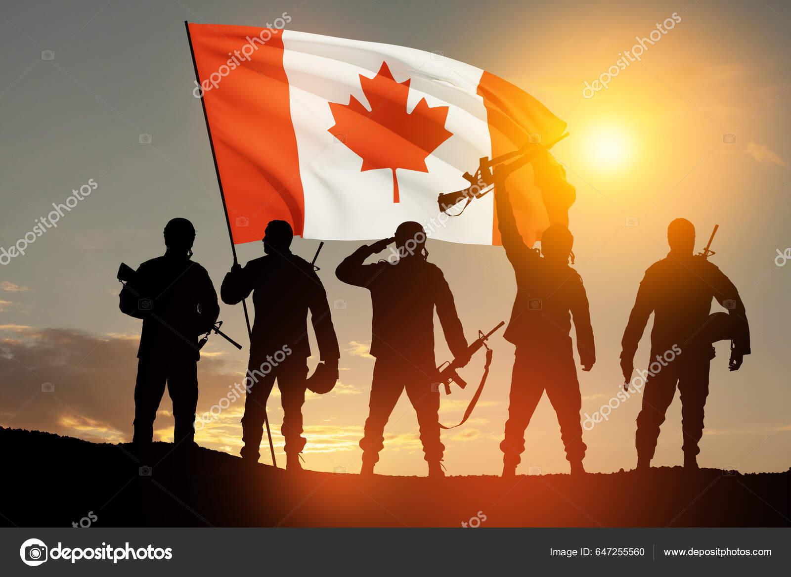 Canadian Army Flag Wallpaper