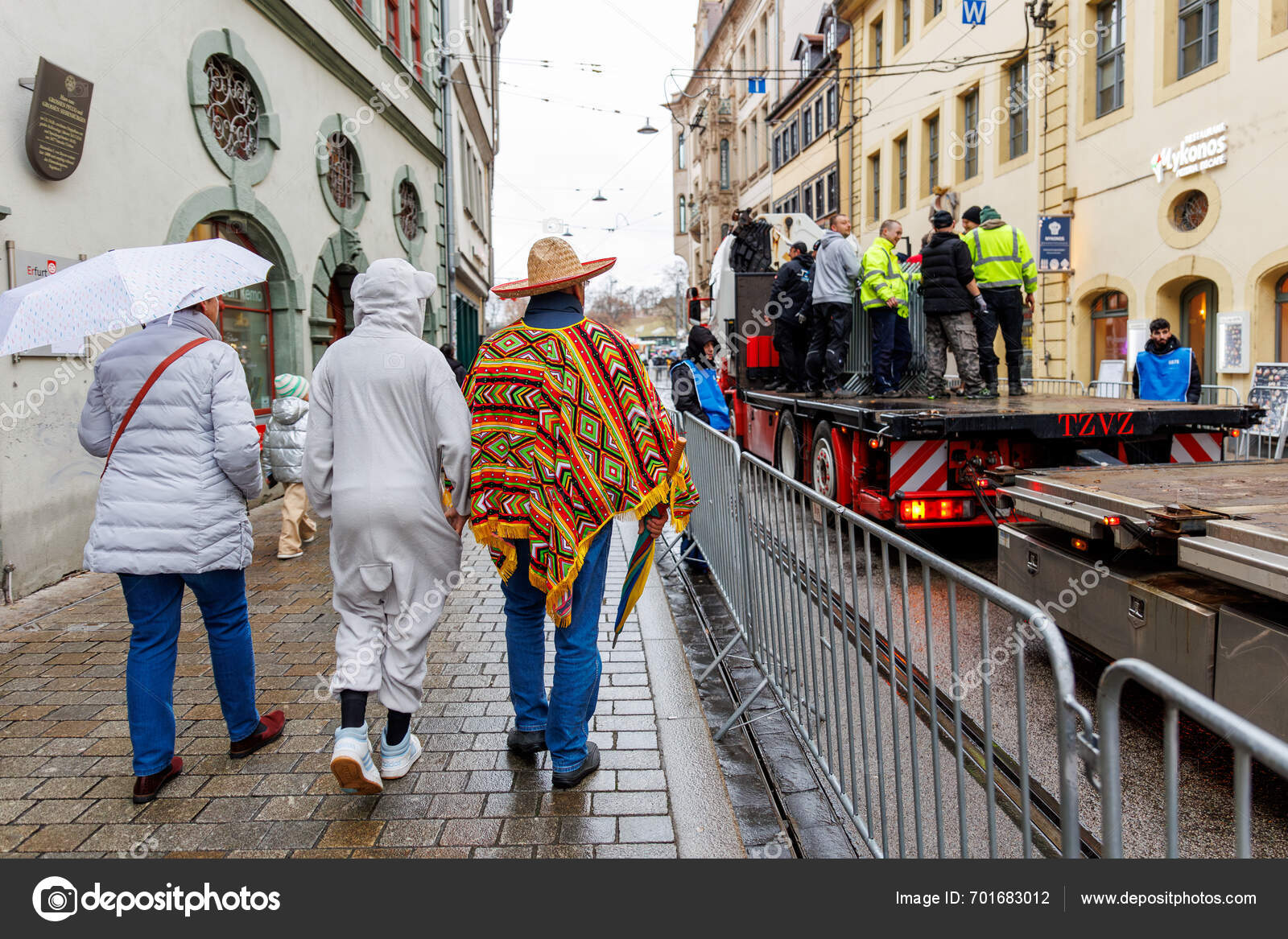 Erfurt Germany 11Th February 2024 Traditional German Carnival Fasching ...