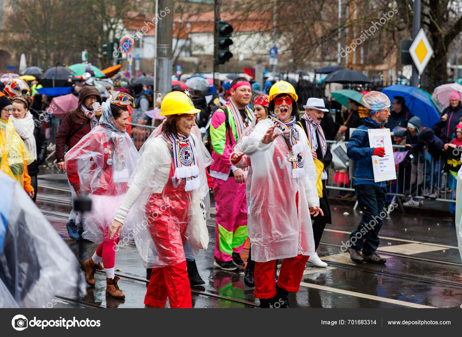 Erfurt Germany 11Th February 2024 Traditional German Carnival Fasching ...